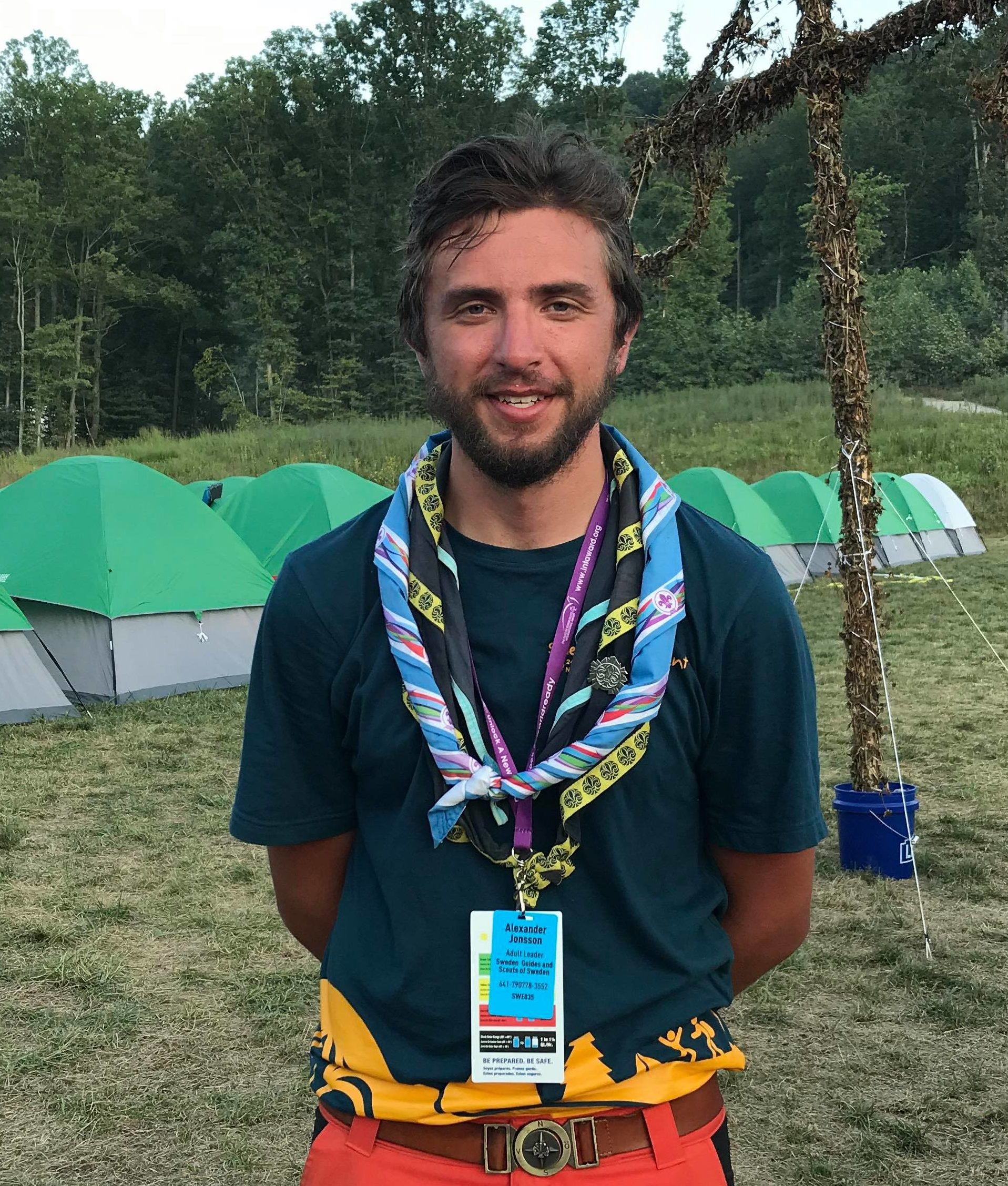 Alexander Jonsson tilldelas Ledfyren! | Nykterhetsrörelsens Scoutförbund